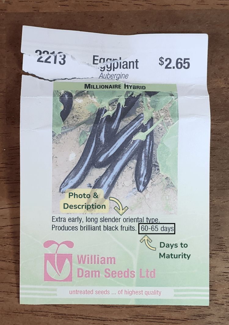 How to Read A Seed Packet